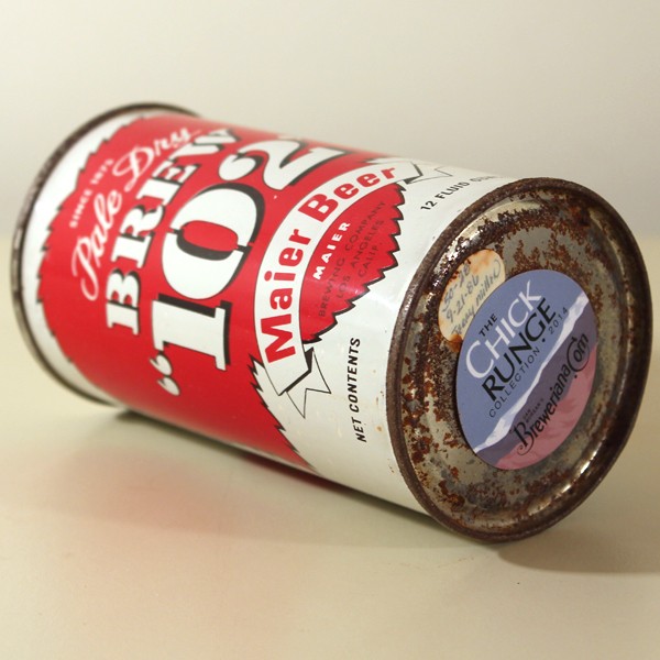 Brew "102" Pale Dry Beer 041-32 at Breweriana.com