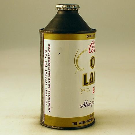 Webber's Old Lager Beer 188-26 at Breweriana.com