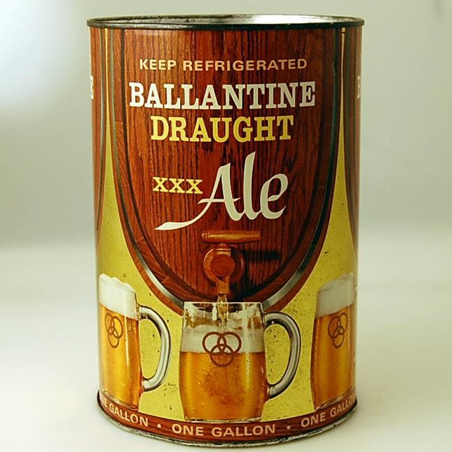 Ballantine Draught Ale Gallon at Breweriana.com