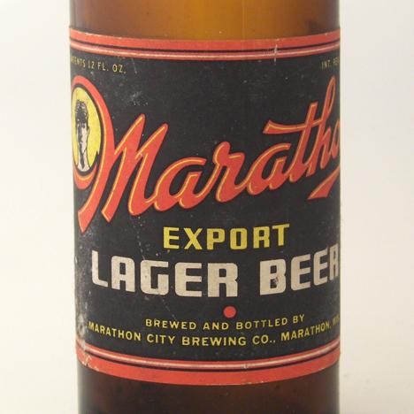Marathon Export Lager Beer at Breweriana.com