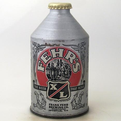 Fehr's X/L Beer 193-25 at Breweriana.com