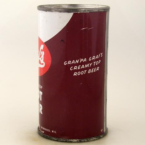 Graf's Creamy Top Root Beer at Breweriana.com