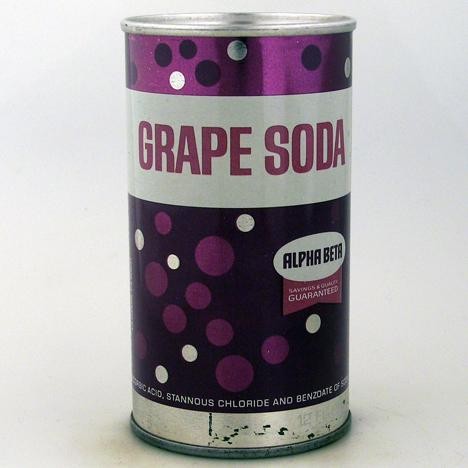 Alpha Beta Grape Soda at Breweriana.com