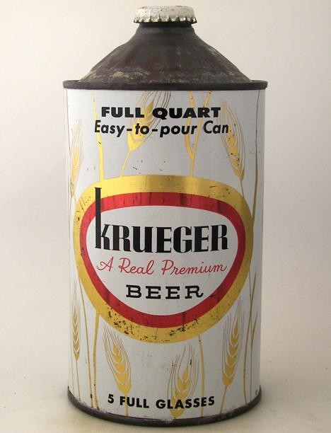 Krueger Real Premium Beer 214-02 at Breweriana.com
