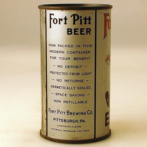 Fort Pitt Beer 283 at Breweriana.com