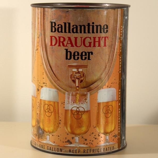 Ballantine Draught Beer - Pink Gold Version L244-03 at Breweriana.com