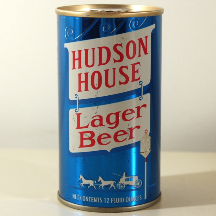 Hudson House Lager Beer 079-12 at Breweriana.com