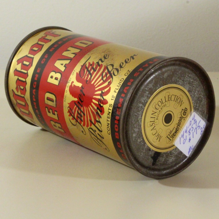 Waldorf Red Band Super Fine Pilsner Beer 859 at Breweriana.com