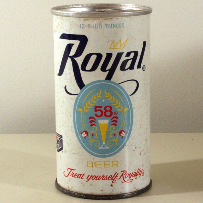 Royal 58 Beer 116-25 at Breweriana.com