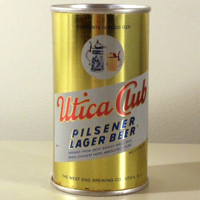 Utica Club Pilsener Lager Beer 132-22 at Breweriana.com