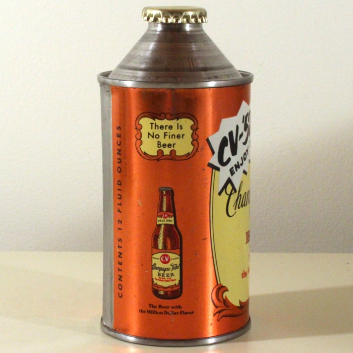 Champagne Velvet Brand Beer "CV-'52" 157-11 at Breweriana.com