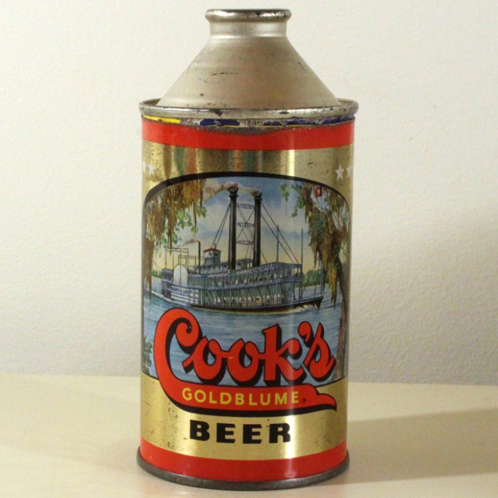 Cook's Goldblume Beer 158-07 at Breweriana.com