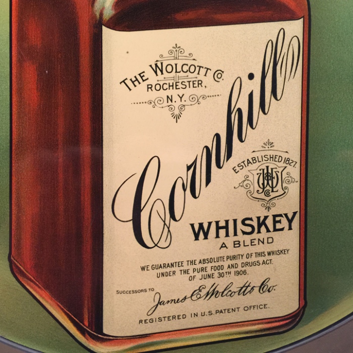 Cornhill Whiskey Tray at Breweriana.com
