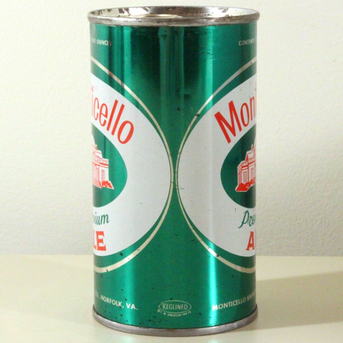 Monticello Premium Ale 095-04 at Breweriana.com