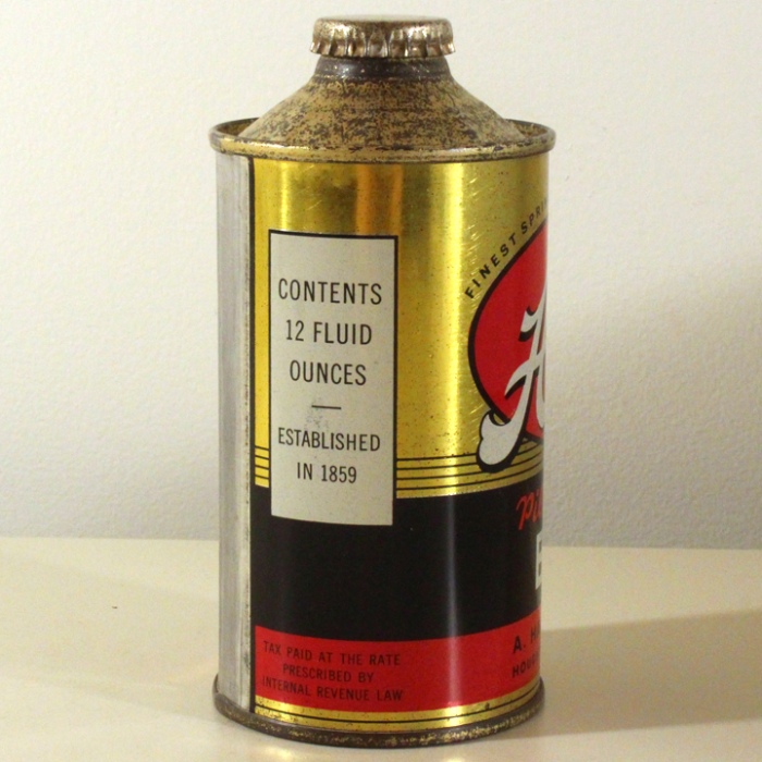 Haas Pilsner Style Beer 168-09 at Breweriana.com