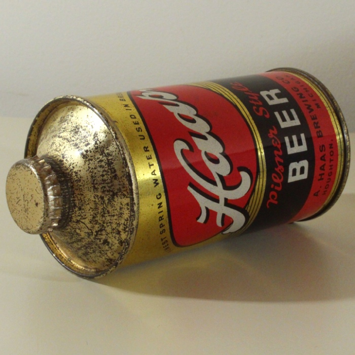 Haas Pilsner Style Beer 168-09 at Breweriana.com