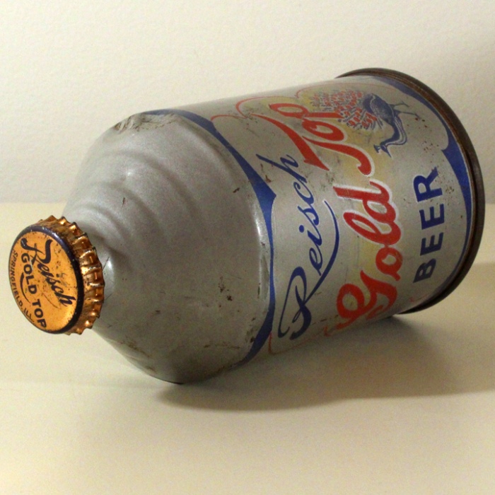 Reisch Gold Top Beer 198-18 at Breweriana.com