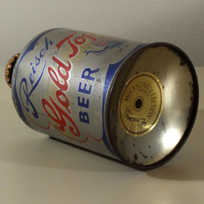 Reisch Gold Top Beer 198-18 at Breweriana.com