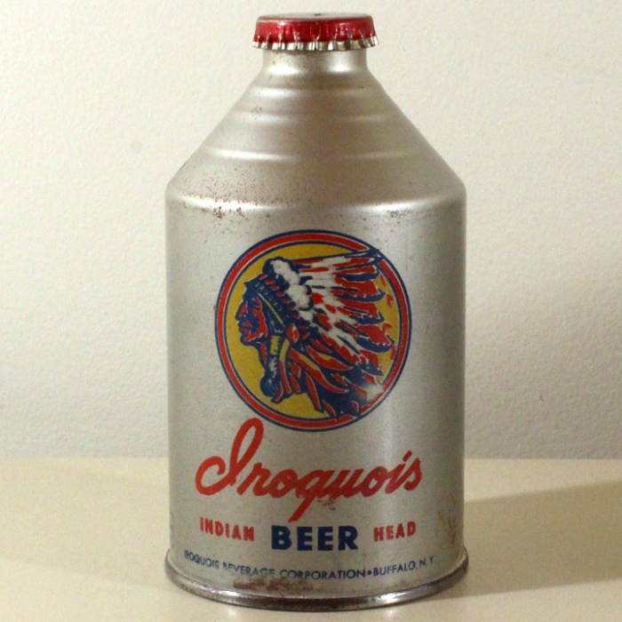Iroquois Indian Head Beer 195-29 at Breweriana.com