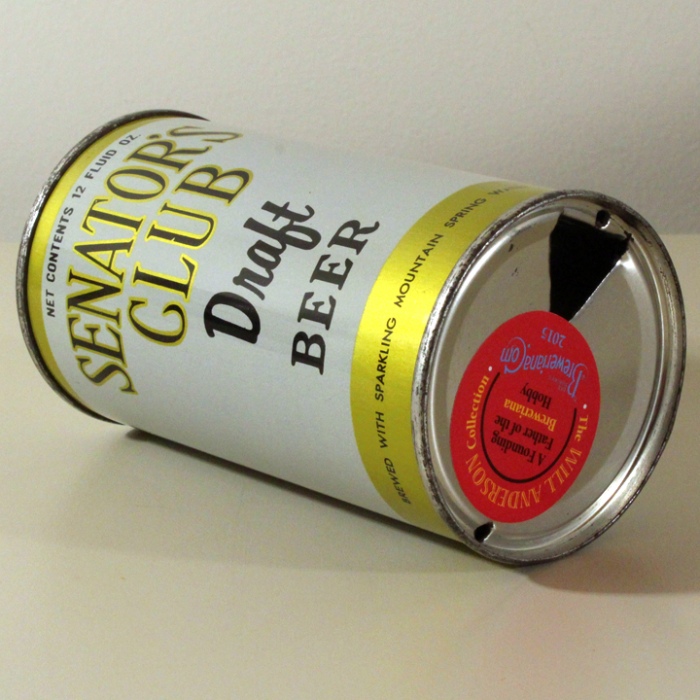 Senator's Club Draft Beer 132-24 at Breweriana.com