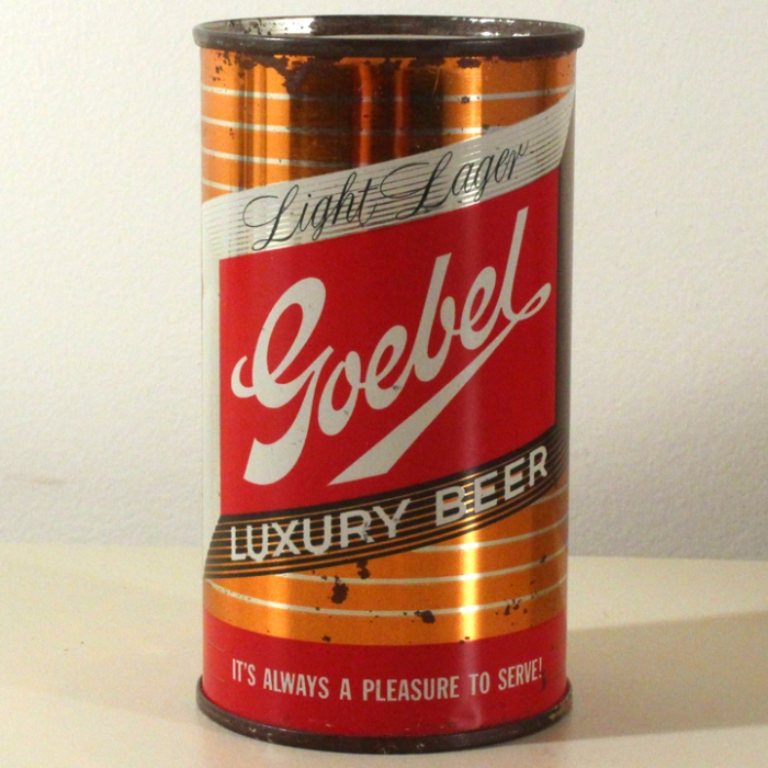 Goebel Light Lager Luxury Beer 071-07 at Breweriana.com