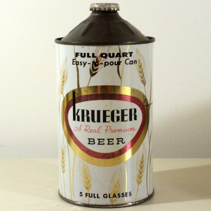 Krueger Real Premium Beer 214-02 at Breweriana.com