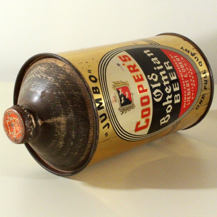 Cooper's Old Bohemian Beer 205-14 at Breweriana.com