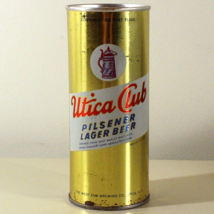 Utica Club Pilsener Lager Beer 168-30 at Breweriana.com