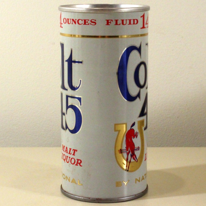 Colt 45 Malt Liquor 14 Oz. 147-26 at Breweriana.com
