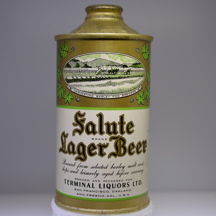 Salute Lager Beer 182-31 at Breweriana.com