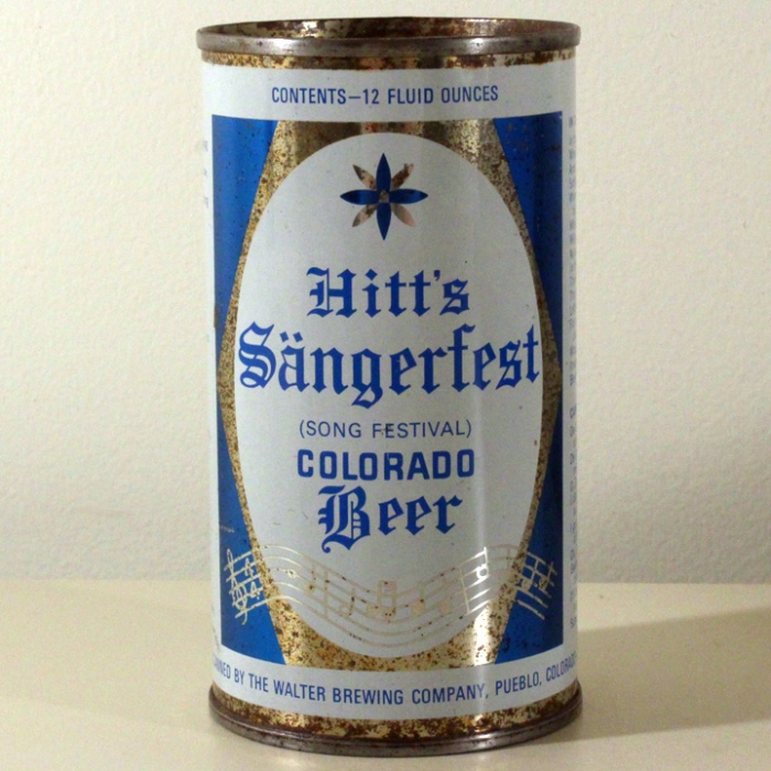 Hitt's Sangerfest Beer 082-21 at Breweriana.com