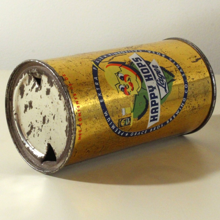 Happy Hops Lager Beer 080-14 at Breweriana.com