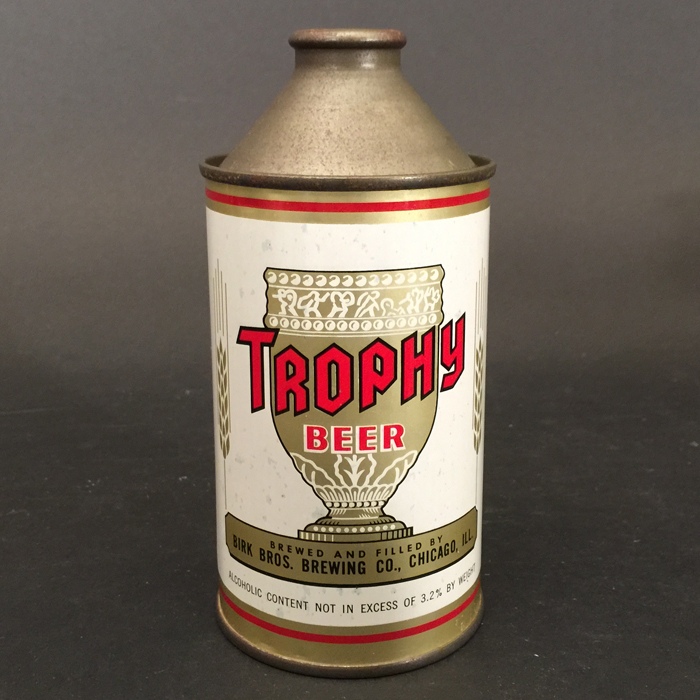 Trophy Beer Birk Bros 187-09 at Breweriana.com