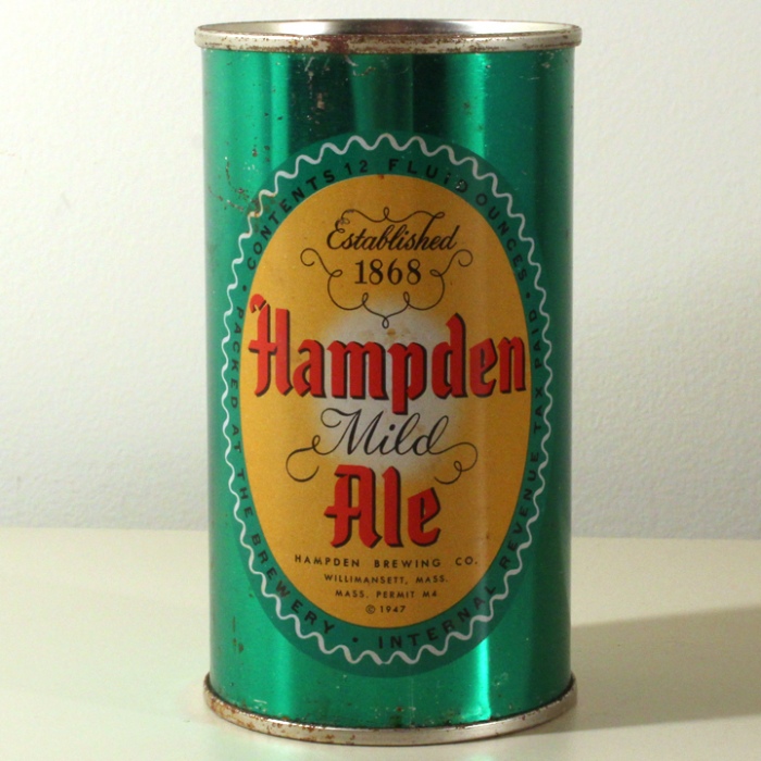 Hampden Mild Ale 079-33 at Breweriana.com