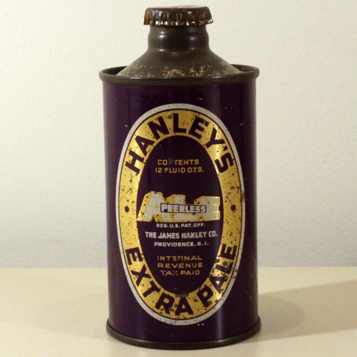 Hanley's Extra Pale Peerless Ale (Flat Bottom) 168-14 at Breweriana.com