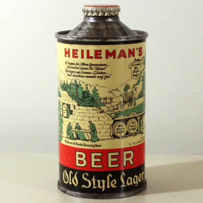 Heileman's Old Style Lager Beer "Strong Beer" FBIR 177-05 at Breweriana.com