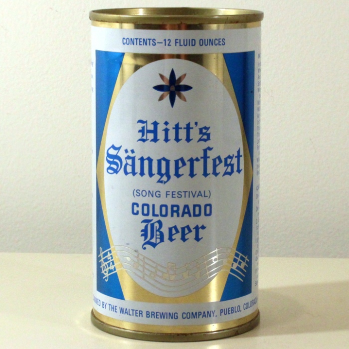 Hitt's Sangerfest Colorado Beer 082-21 at Breweriana.com
