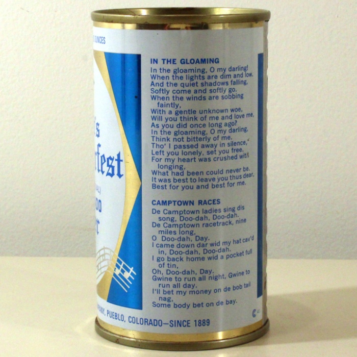 Hitt's Sangerfest Colorado Beer 082-21 at Breweriana.com