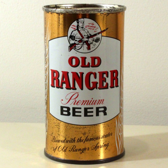 Old Ranger Premium Beer 107-39 at Breweriana.com