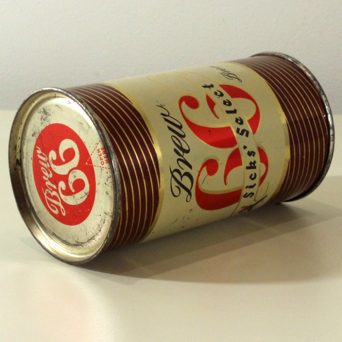 Brew 66 Sicks' Select Beer 133-25 at Breweriana.com