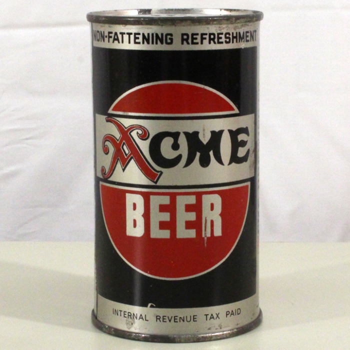 Acme Beer "Non-Fattening Refreshment" 028-22 at Breweriana.com