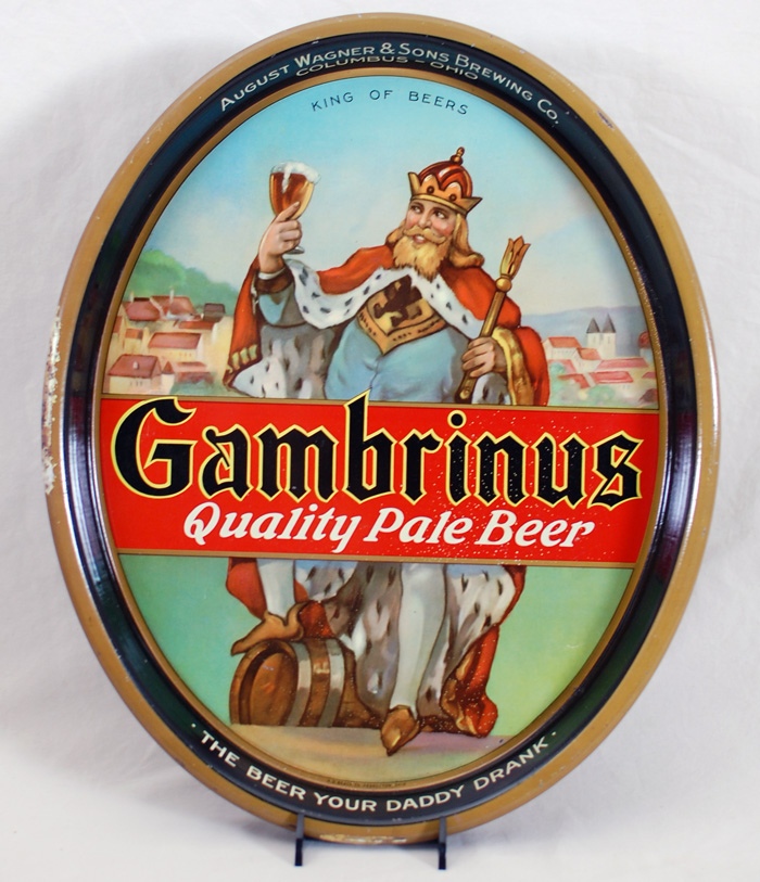 August Wagner King Gambrinus at Breweriana.com