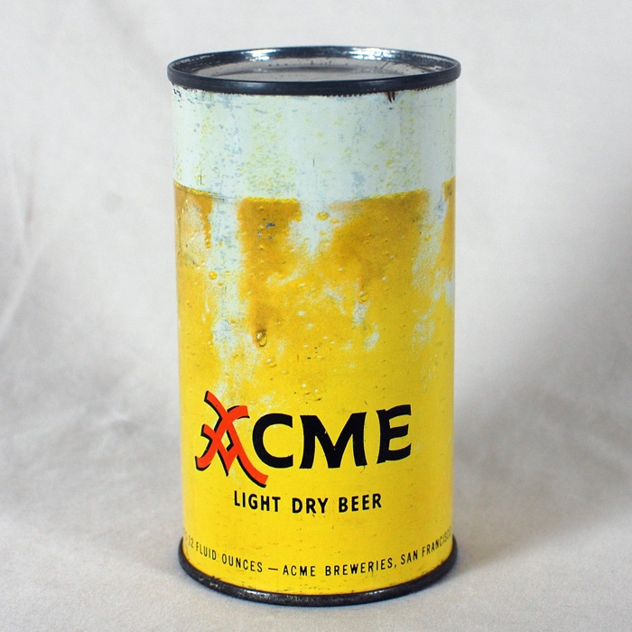 Acme Light Dry Beer 029-10 at Breweriana.com