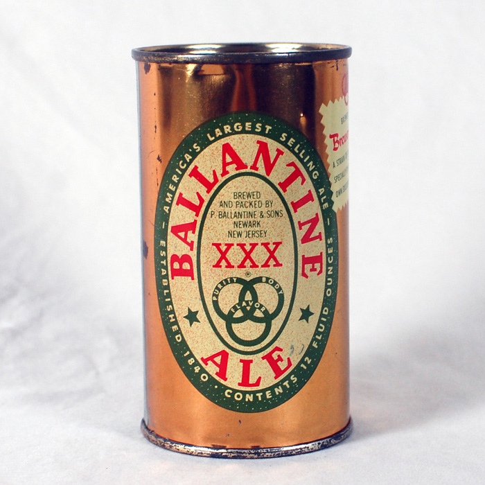 Ballantine Ale 33-19 at Breweriana.com