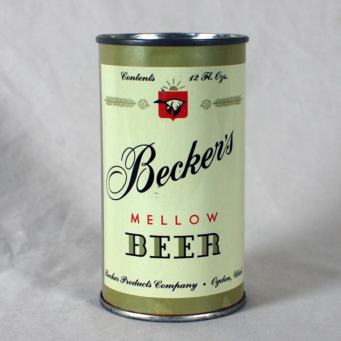 Becker's Beer Enamel 35-28 at Breweriana.com