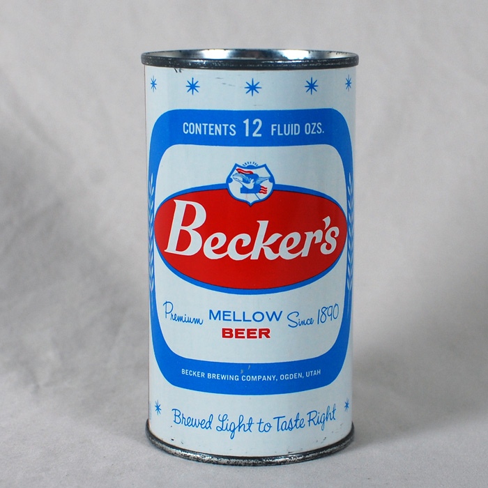 Becker's Mellow Beer 35-33 at Breweriana.com