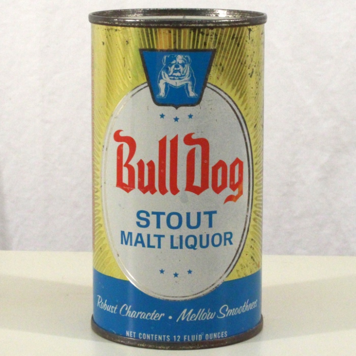 Bull Dog Stout Malt Liquor 045-38 at Breweriana.com