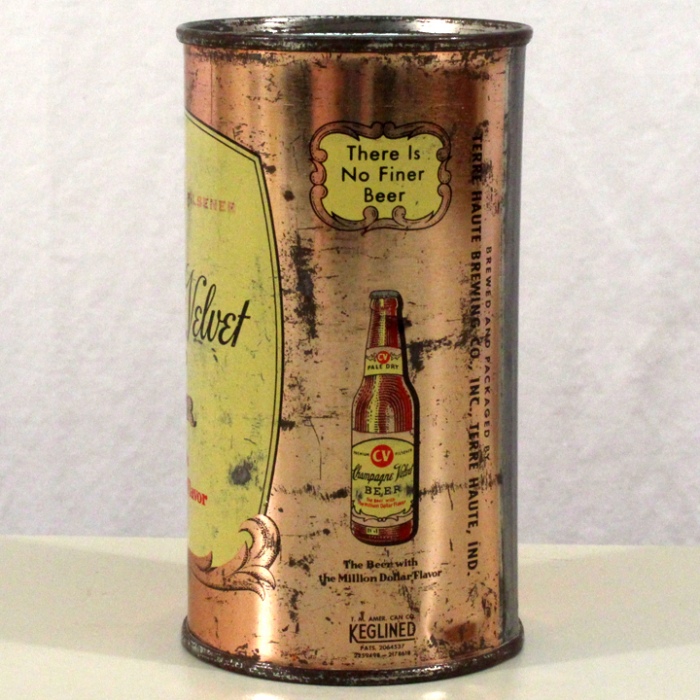 Champagne Velvet Brand Beer 048-33 at Breweriana.com