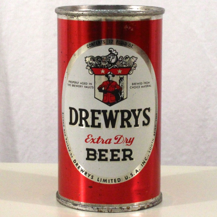 Drewrys Extra Dry Beer Red Sports 056-08 at Breweriana.com