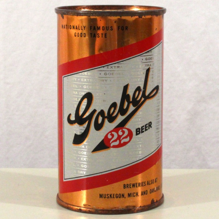 Goebel 22 Beer 071-03 at Breweriana.com